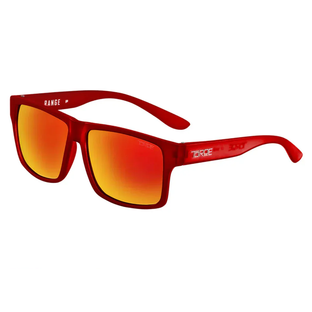 Red Mirrored Sunglasses Red Frame Limited Edition Polarized Sunglasses ...